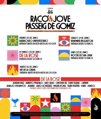 Tickets Racó Jove Passeig de Gomiz 2026 en Alicante | entrées.es