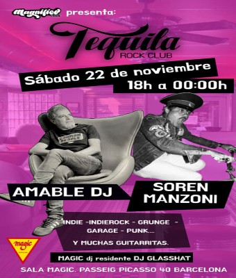 Entradas AMABLE DJ vs SOREN MANZONI en Barcelona | entrées.es